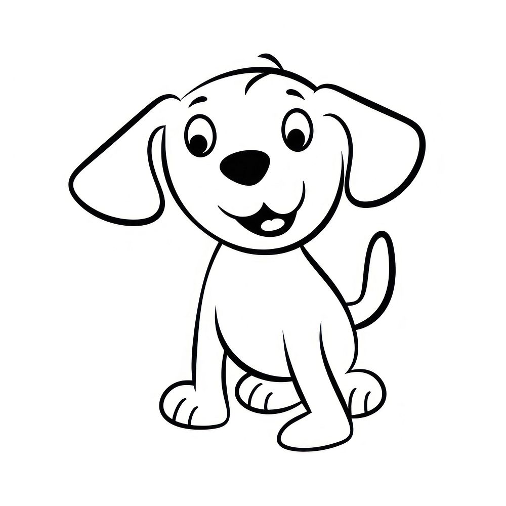 Dog drawing cartoon animal. | Premium Photo Illustration - rawpixel