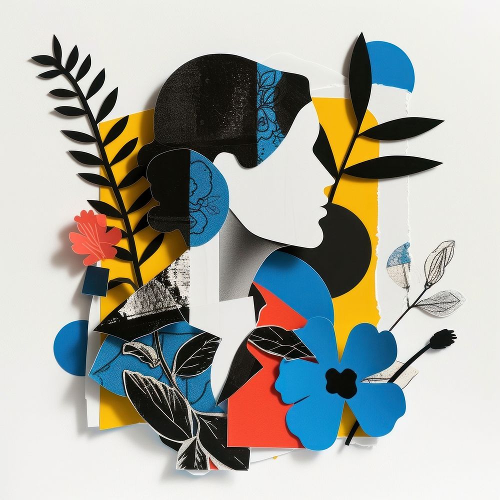 Cut paper collage women art | Free Photo Illustration - rawpixel
