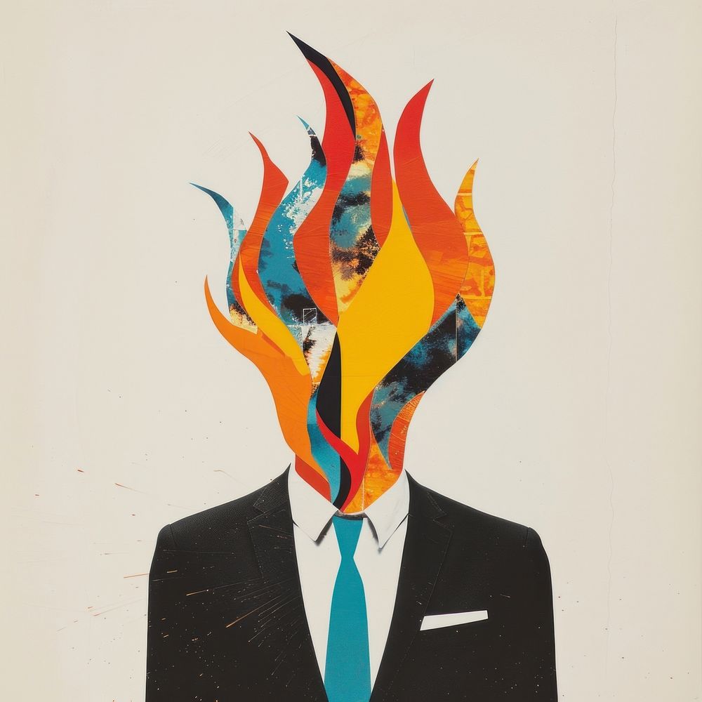 Paper collage business man art | Premium Photo Illustration - rawpixel