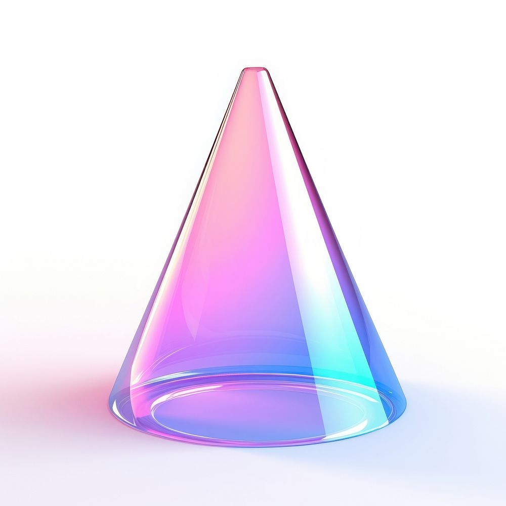 Cone white background abstract lighting. | Free Photo Illustration ...
