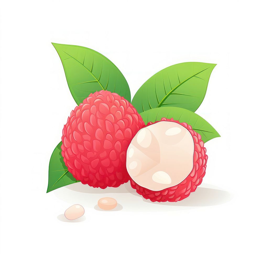 Lychee raspberry fruit plant. | Premium Photo Illustration - rawpixel