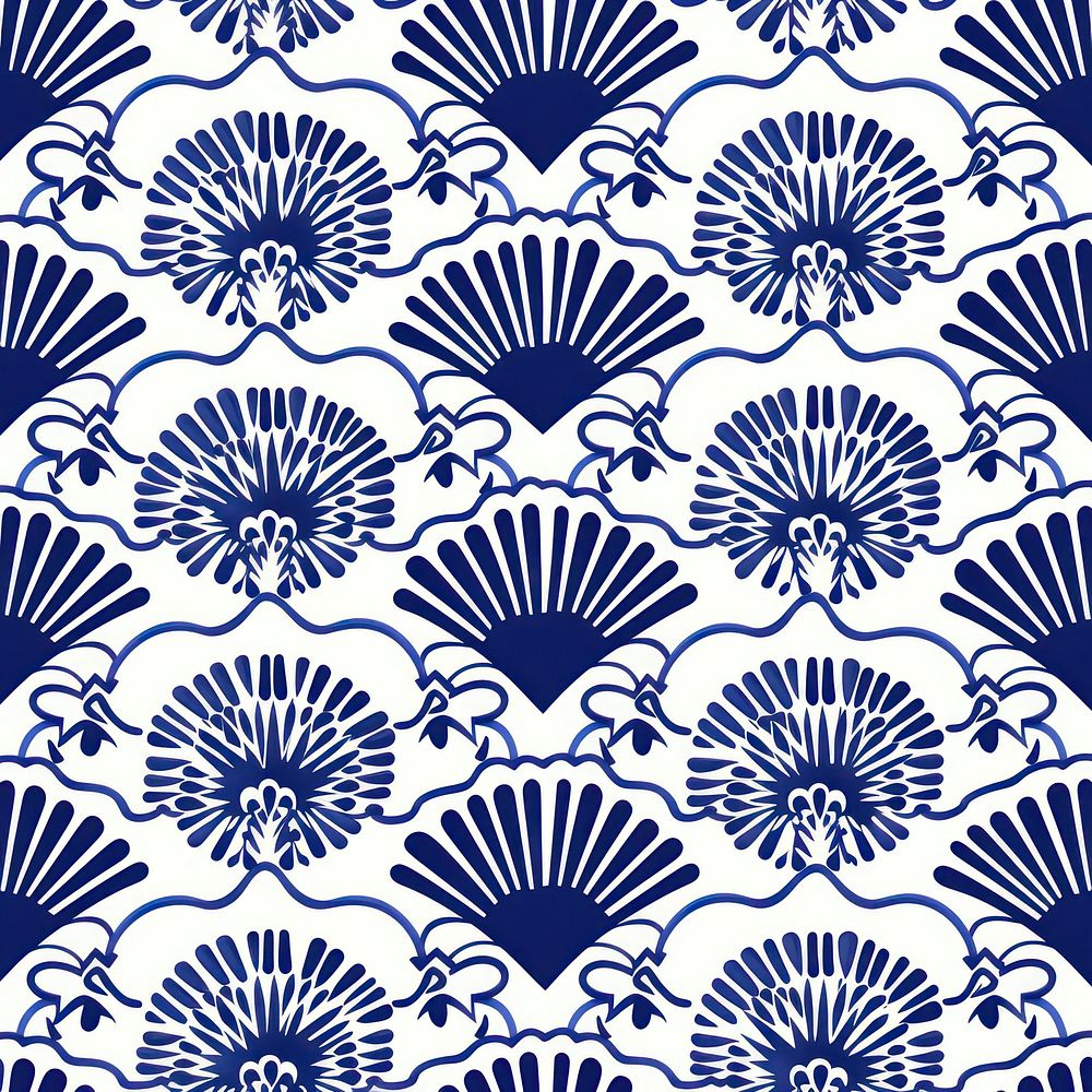 Tile pattern chinese fan backgrounds | Premium Photo Illustration ...