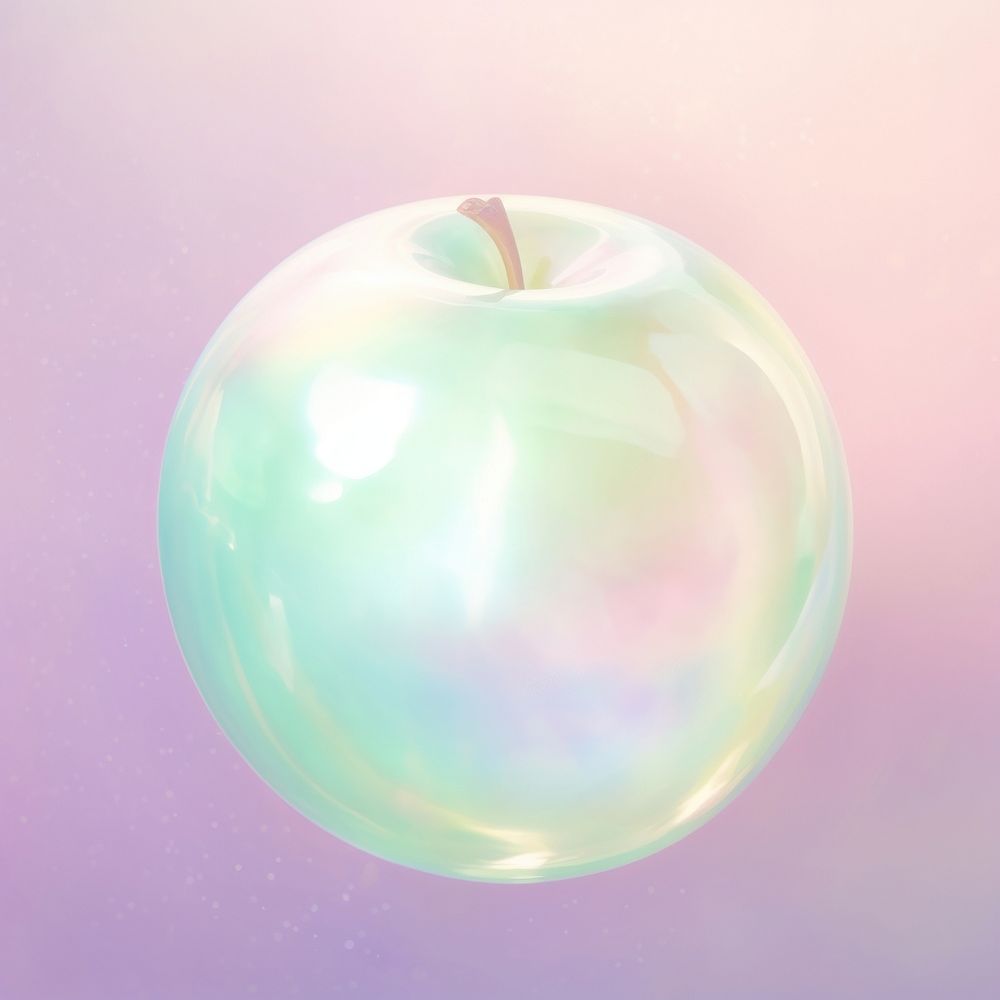 Glass apple sphere abstract jewelry. | Free Photo Illustration - rawpixel