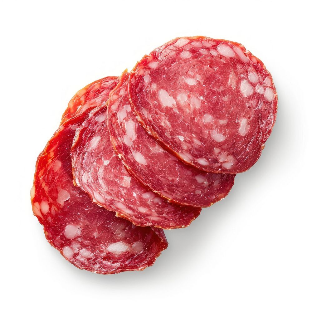 One piece sliced salami meat | Free Photo - rawpixel