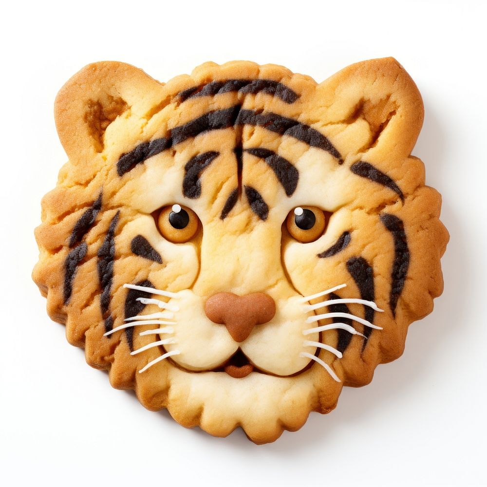 Tiger cookie animal mammal food. | Premium Photo - rawpixel