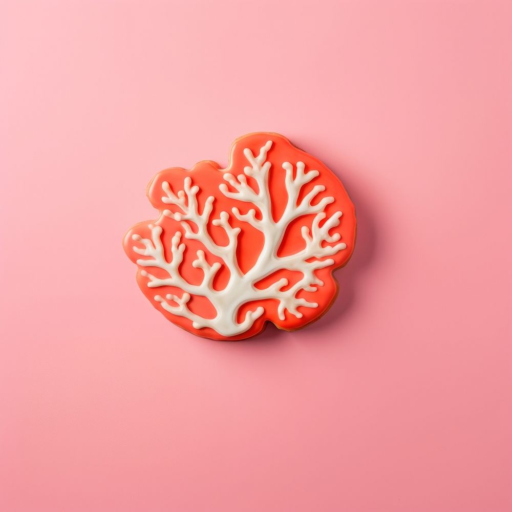 Coral cookie icing food. | Premium Photo - rawpixel
