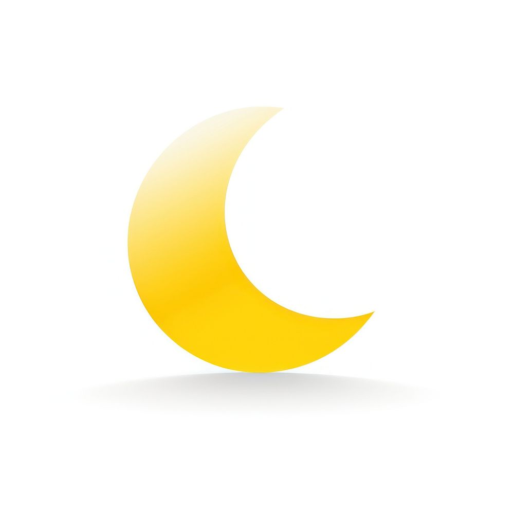 Yellow moon vectorized line logo | Free Photo Illustration - rawpixel