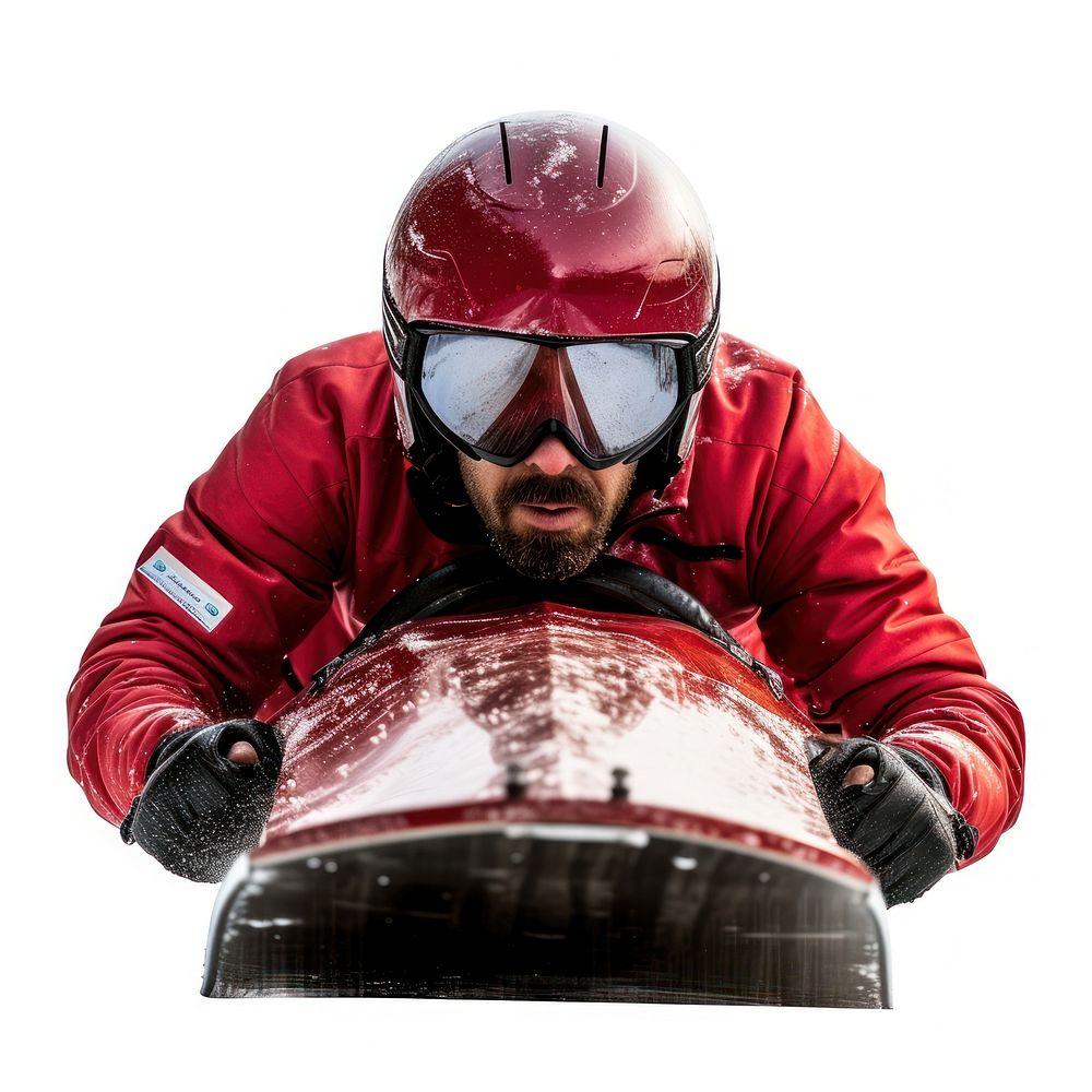 Bobsledder vehicle bobsled helmet. | Free Photo - rawpixel