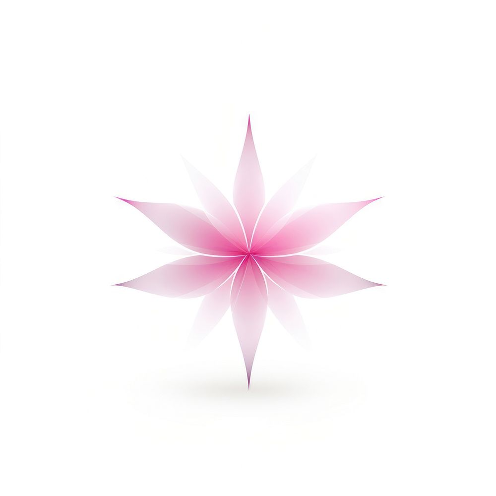 Pink flower vectorized line abstract | Free Photo Illustration - rawpixel