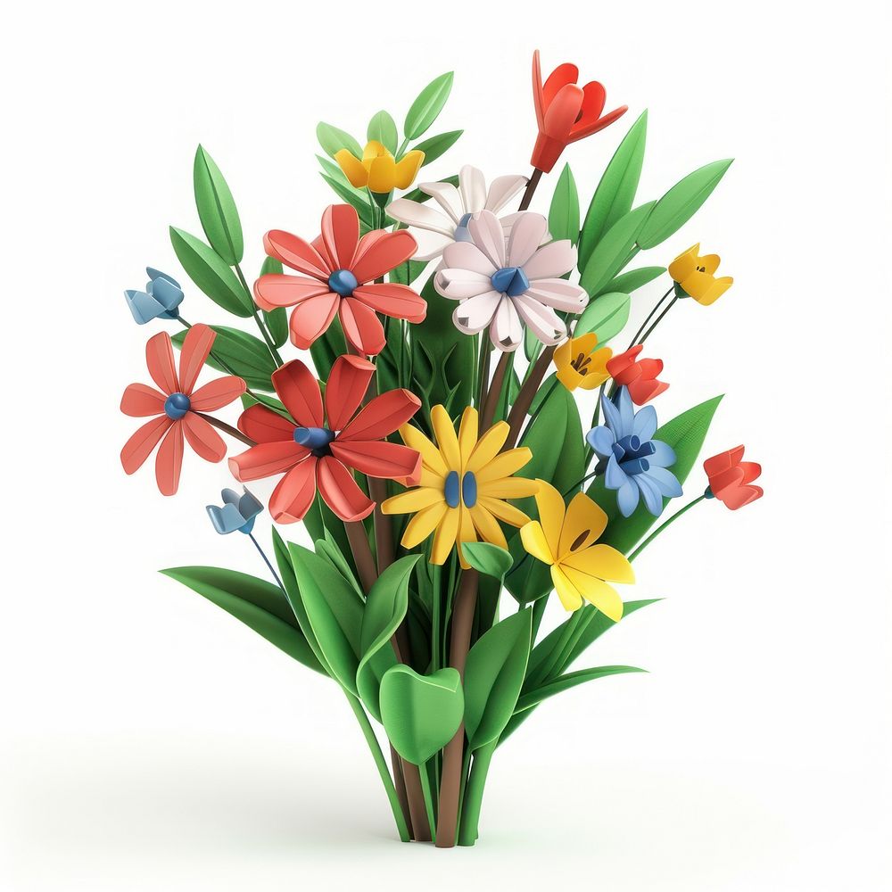 Bouquet flower plant art. | Free Photo Illustration - rawpixel