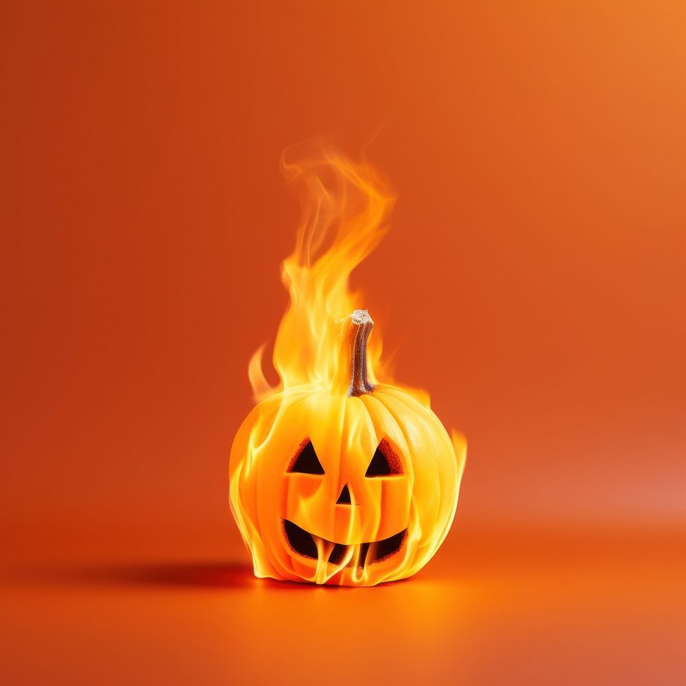 Photography Burning halloween pumkin fire | Free Photo - rawpixel