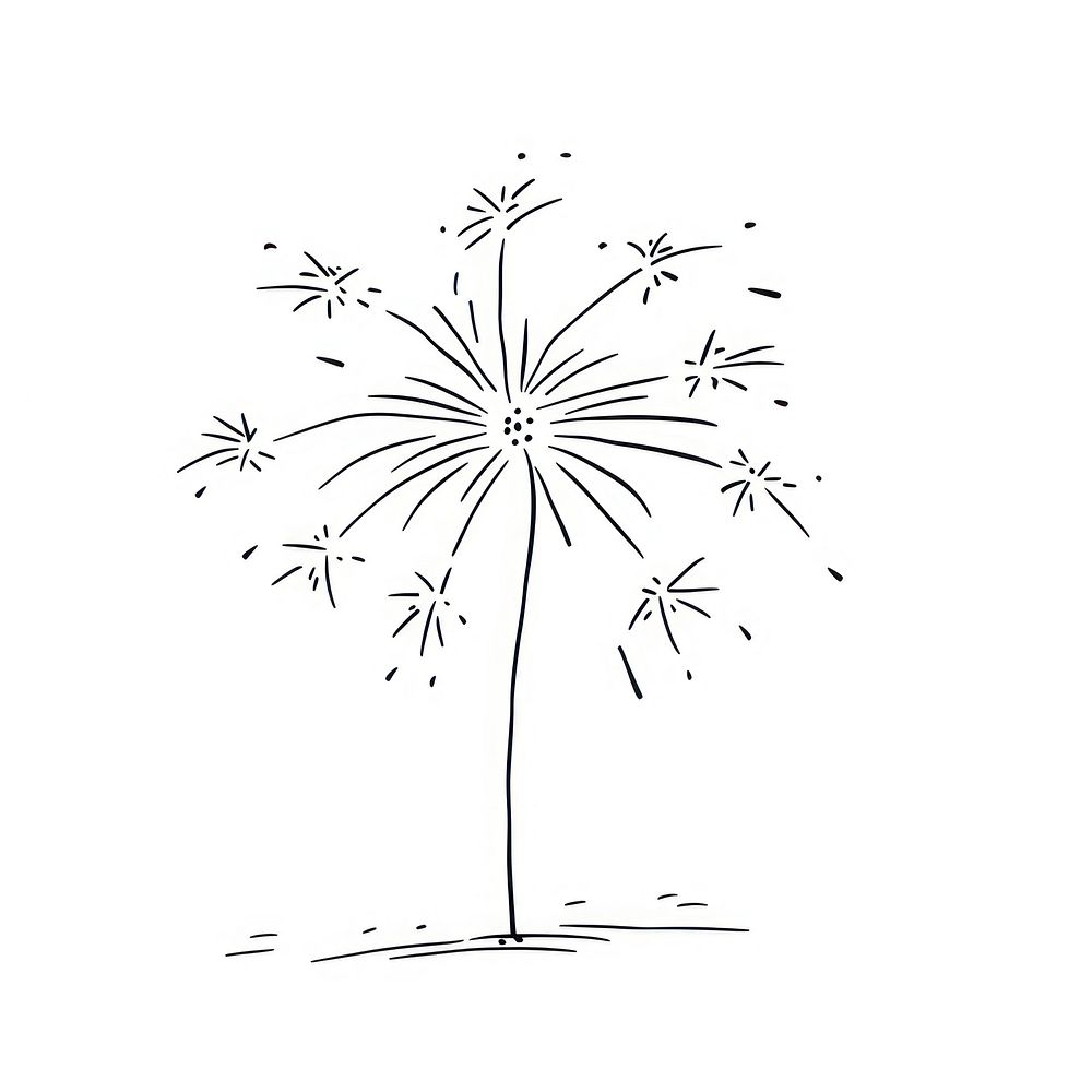 Firework sketch fireworks drawing. | Free Photo Illustration - rawpixel