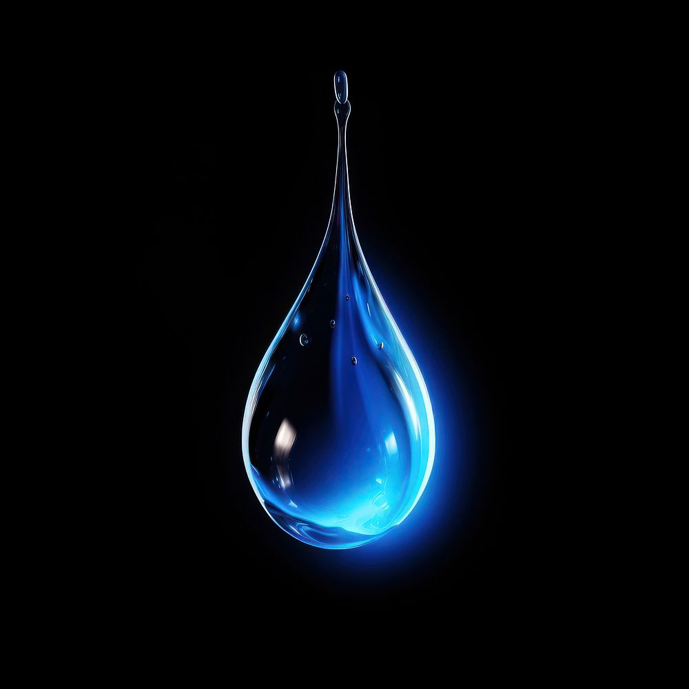 Water drop abstract light night | Free Photo Illustration - rawpixel