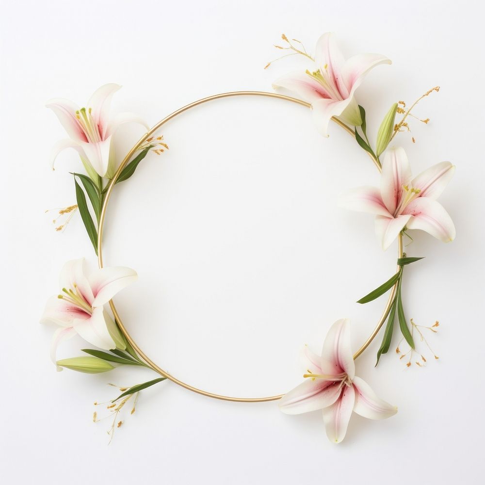 Circle flower wreath plant. | Free Photo - rawpixel