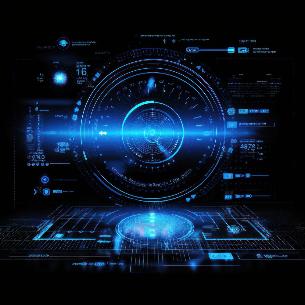 Computer interface technology abstract light. | Free Photo Illustration ...