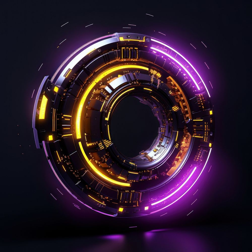 Cyber light architecture lighting. | Free Photo Illustration - rawpixel