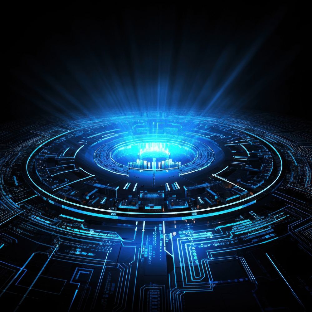 Cyber light lighting urban. | Free Photo Illustration - rawpixel