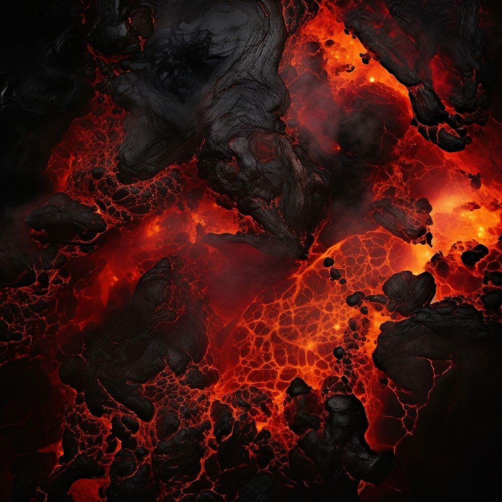 Molten lava backgrounds abstract outdoors. | Free Photo Illustration ...