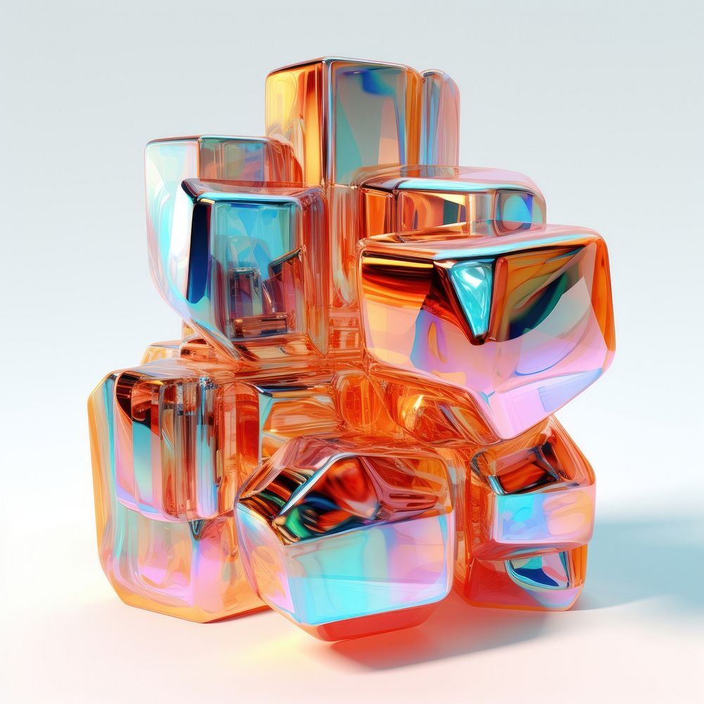 Surreal abstract shapes geometric forms | Premium Photo Illustration ...