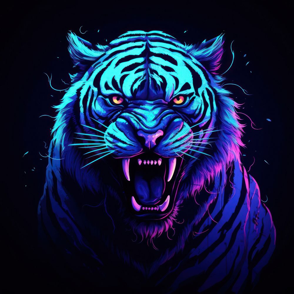 Neon Tiger Images | Free Photos, PNG Stickers, Wallpapers & Backgrounds ...