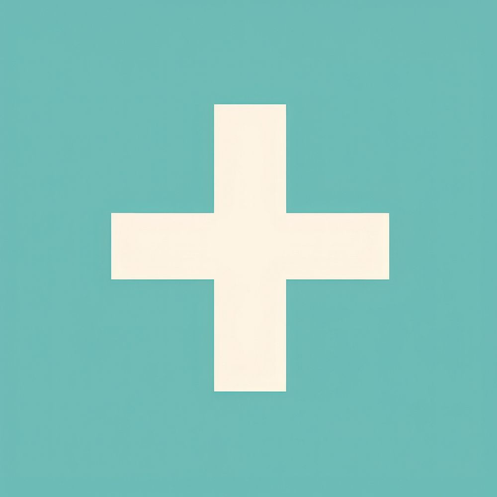 Illustration simple cross symbol logo | Free Photo Illustration - rawpixel
