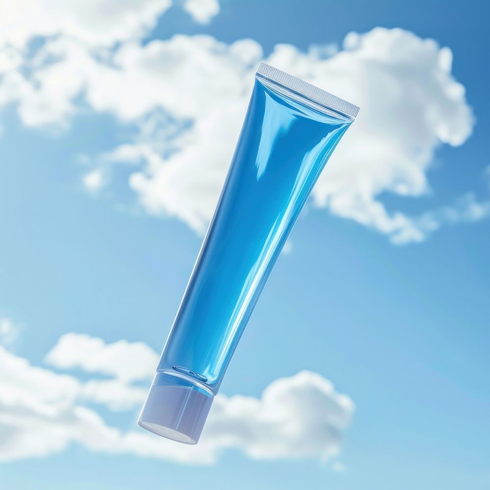 Blue clear showergel tube toothpaste | Premium Photo - rawpixel