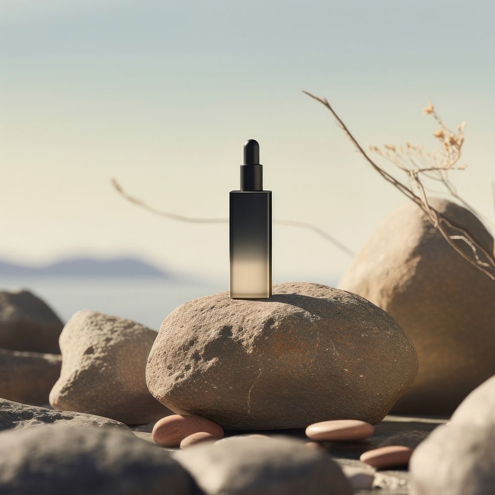 Cosmetic dropper cosmetics outdoors nature. | Free Photo - rawpixel