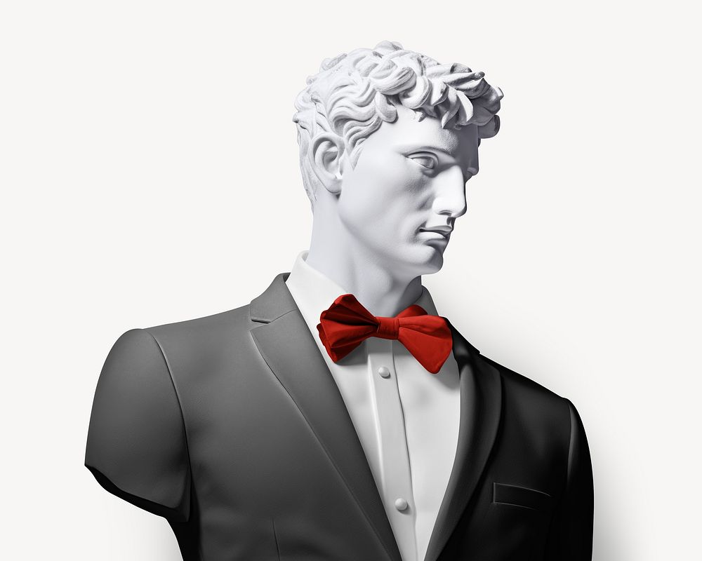 Black suit on male statue | Premium Photo - rawpixel