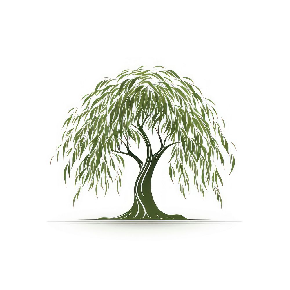 Willow tree Logo Design plant | Premium Photo Illustration - rawpixel