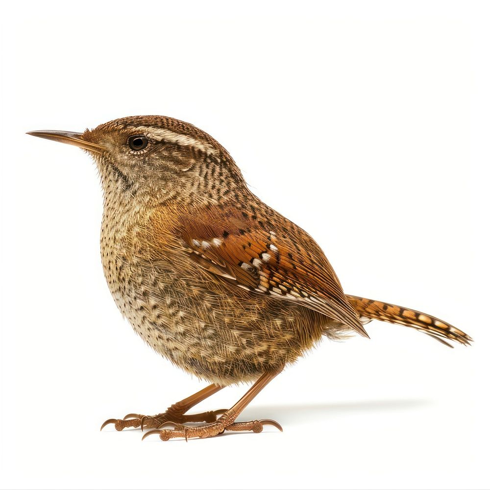 Wren bird animal white background | Premium Photo - rawpixel