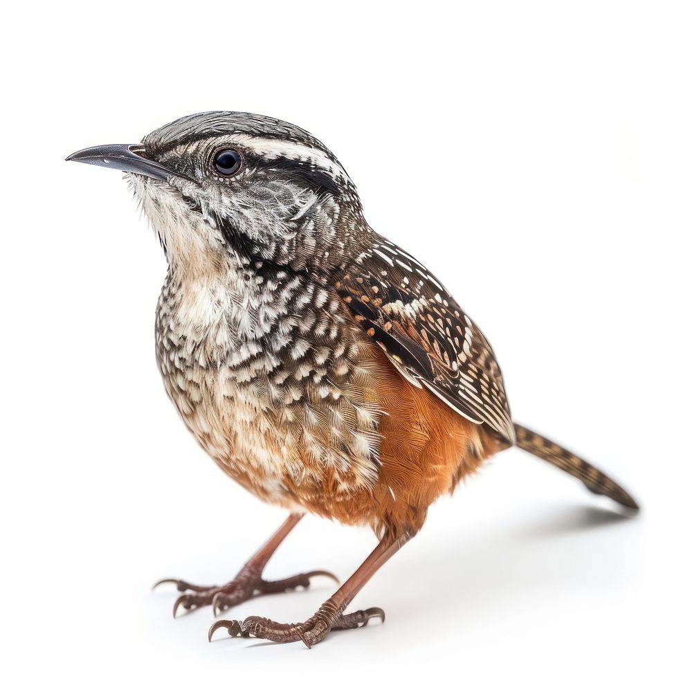 Cactus wren bird animal white | Free Photo - rawpixel