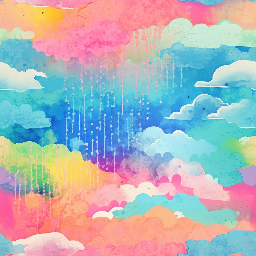 Sky rainbow cloud pattern backgrounds | Free Photo Illustration - rawpixel