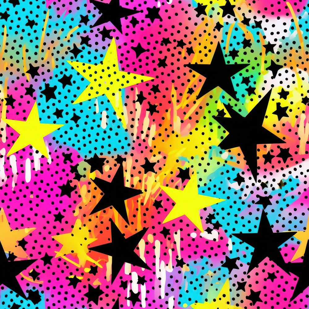 Star pattern backgrounds abstract art. | Premium Photo Illustration ...
