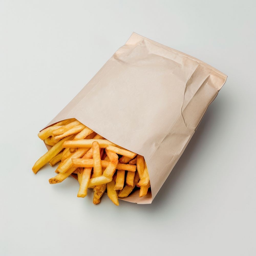 Paper French fries packaging paper | Premium Photo - rawpixel
