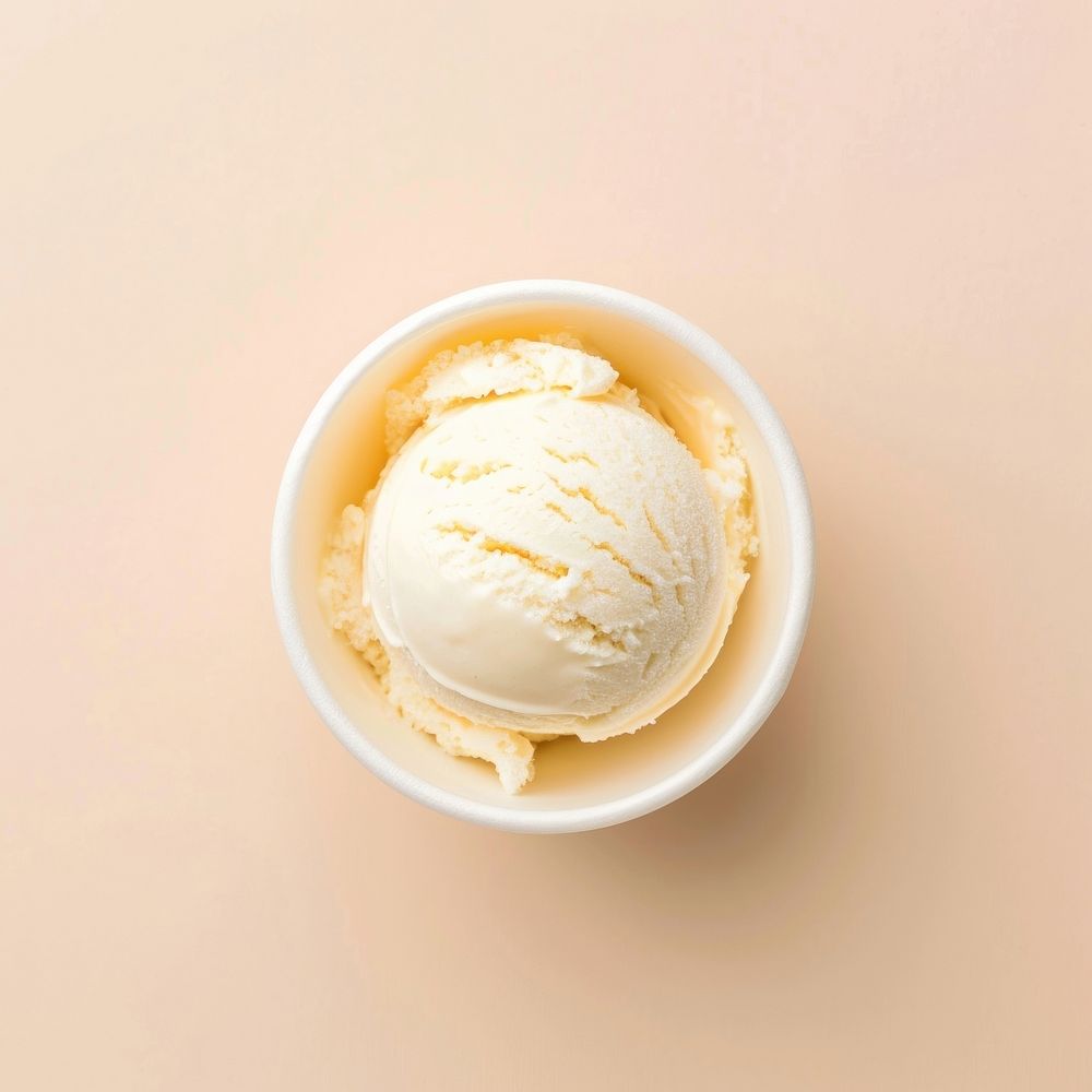 Ice cream cup vanilla dessert | Premium Photo - rawpixel