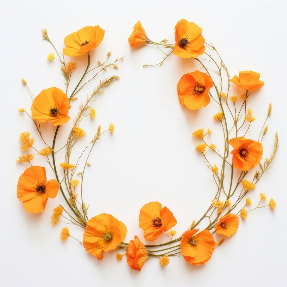 Real pressed california poppy flowers | Free Photo - rawpixel