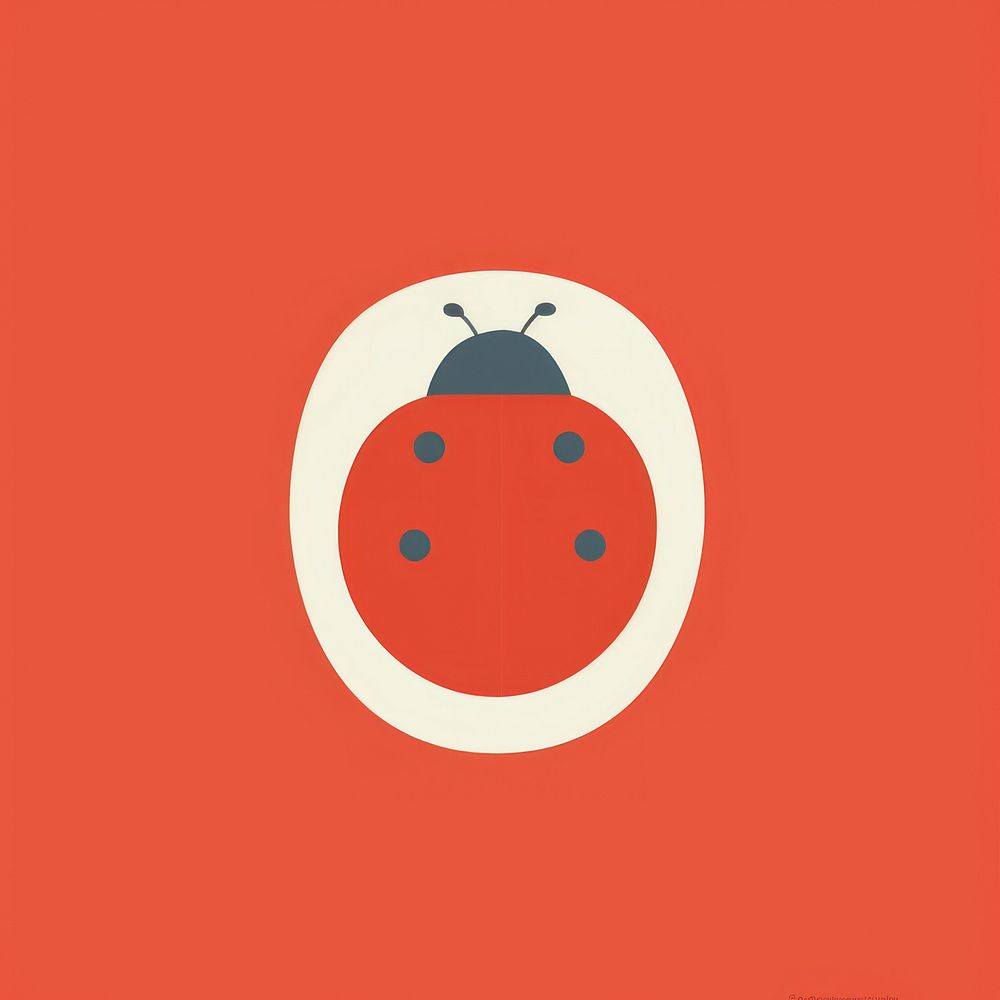 Red ladybug icon anthropomorphic cartoon | Free Photo Illustration ...