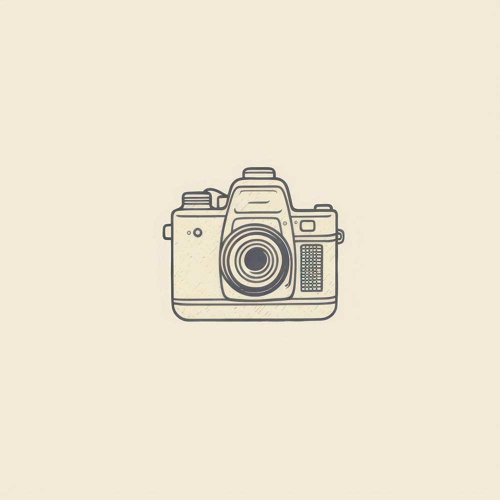 Camera icon drawing sketch photographing. | Free Photo Illustration ...