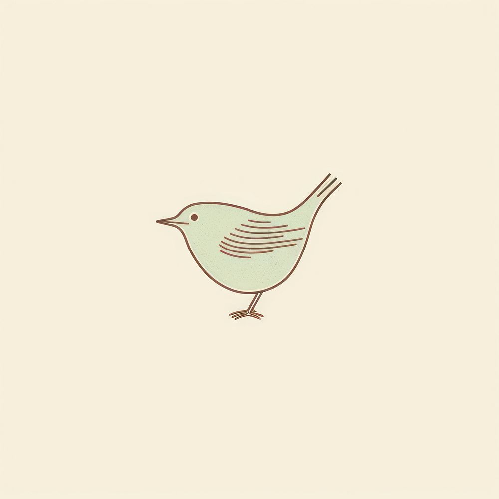Bird icon drawing sparrow animal. | Free Photo Illustration - rawpixel