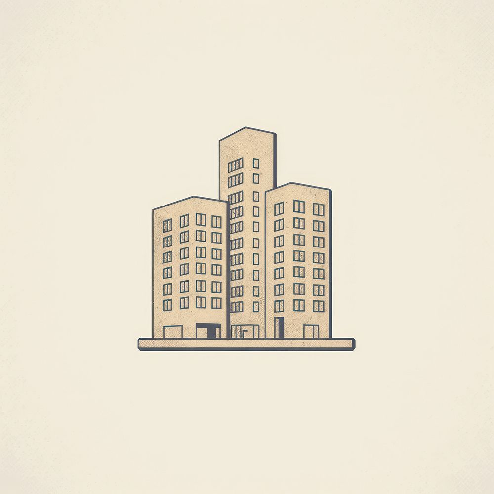 Buildings icon drawing architecture sketch | Free Photo Illustration ...
