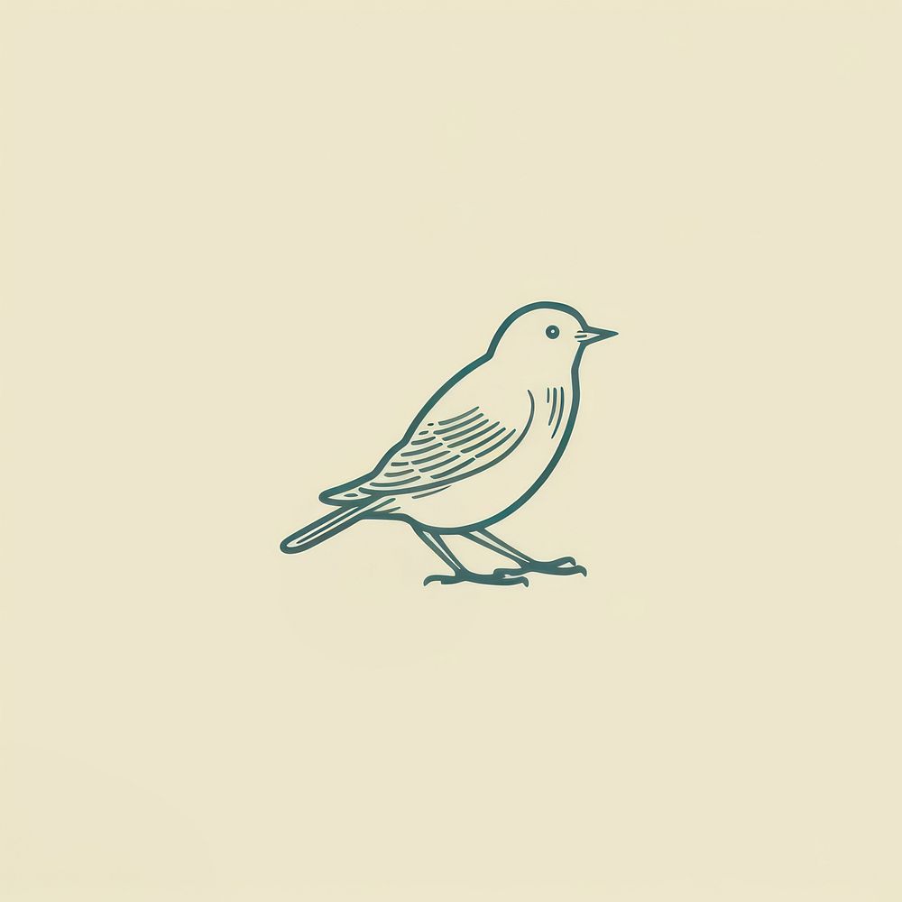 Vintage bird icon drawing animal | Premium Photo Illustration - rawpixel