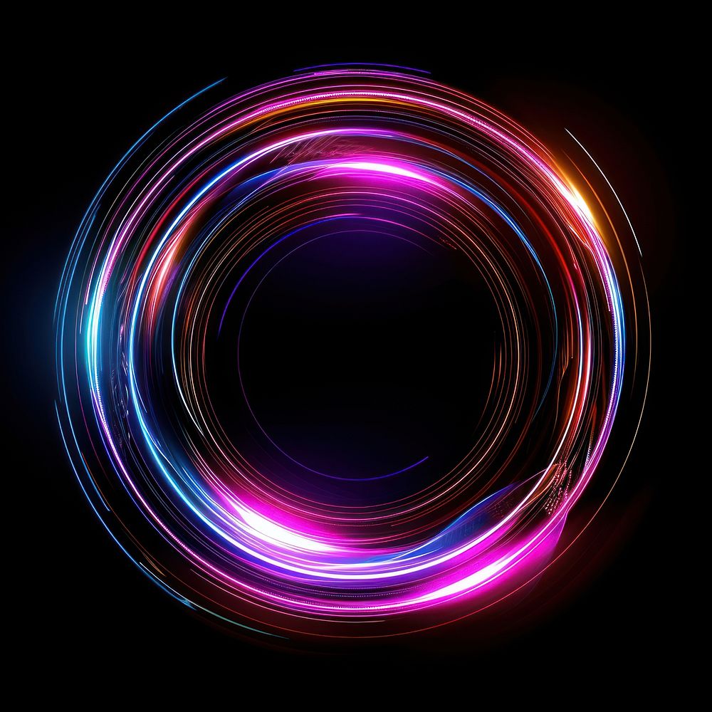 Circle light technology pattern. | Premium Photo Illustration - rawpixel