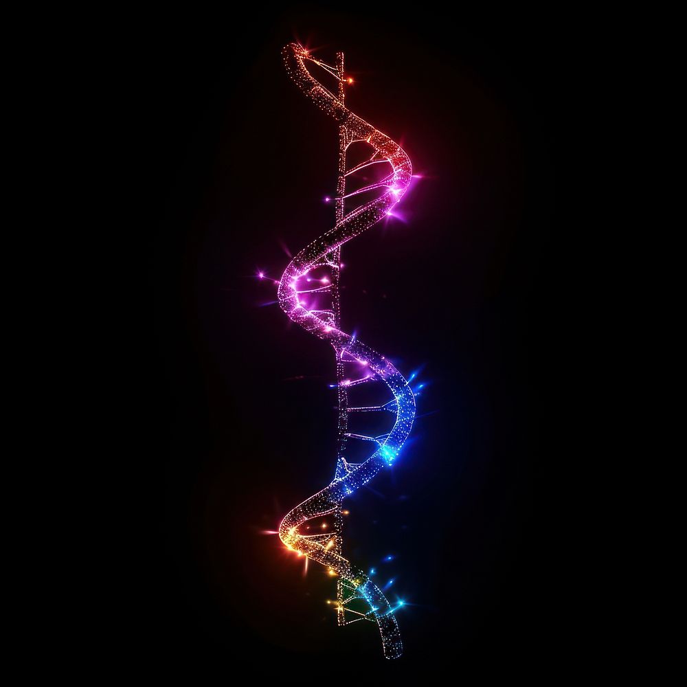 Dna light fireworks purple | Free Photo Illustration - rawpixel