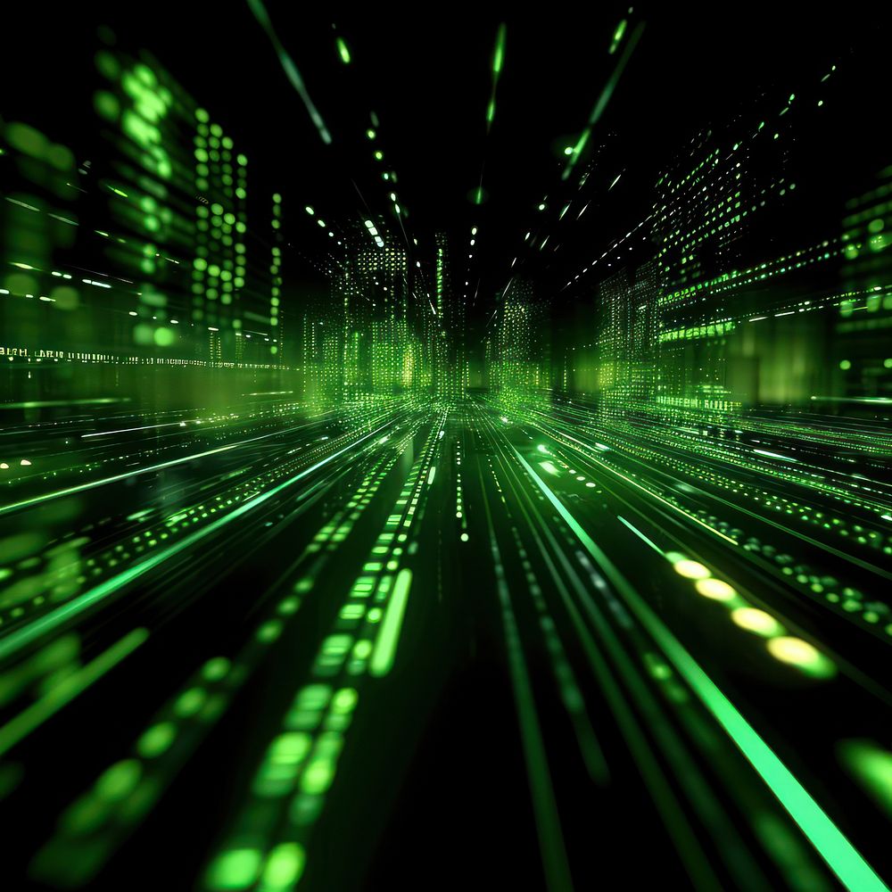 Green data screen light backgrounds | Free Photo Illustration - rawpixel