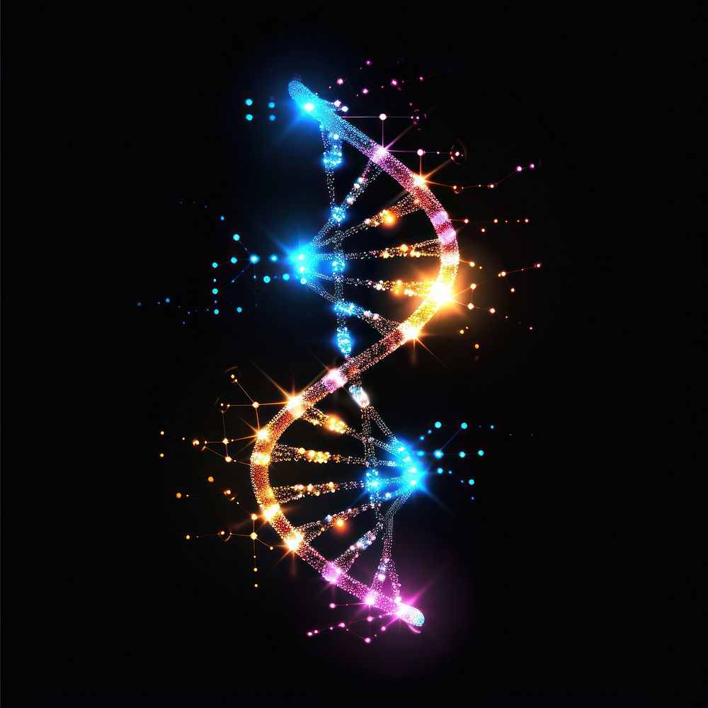 Light dna icon technology fireworks | Free Photo Illustration - rawpixel