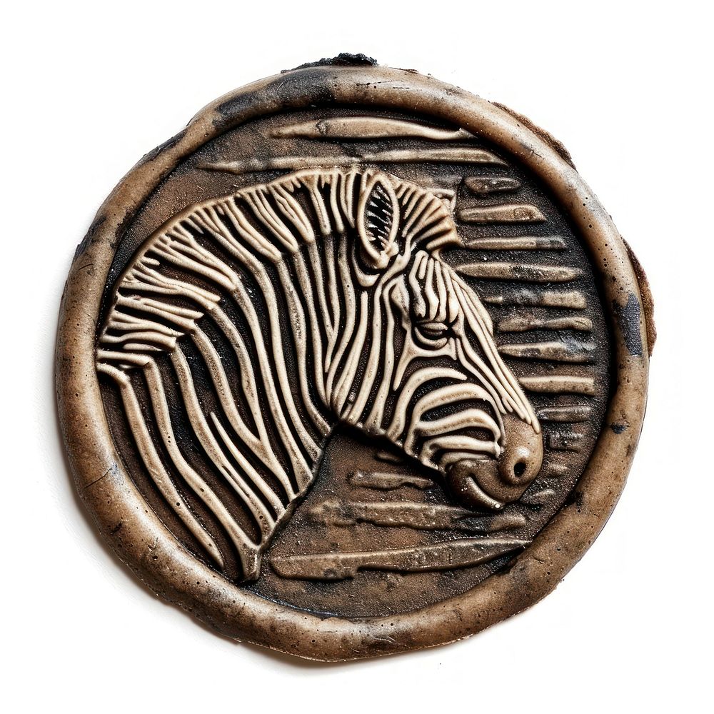 Seal Wax Stamp zebra animal | Free Photo - rawpixel