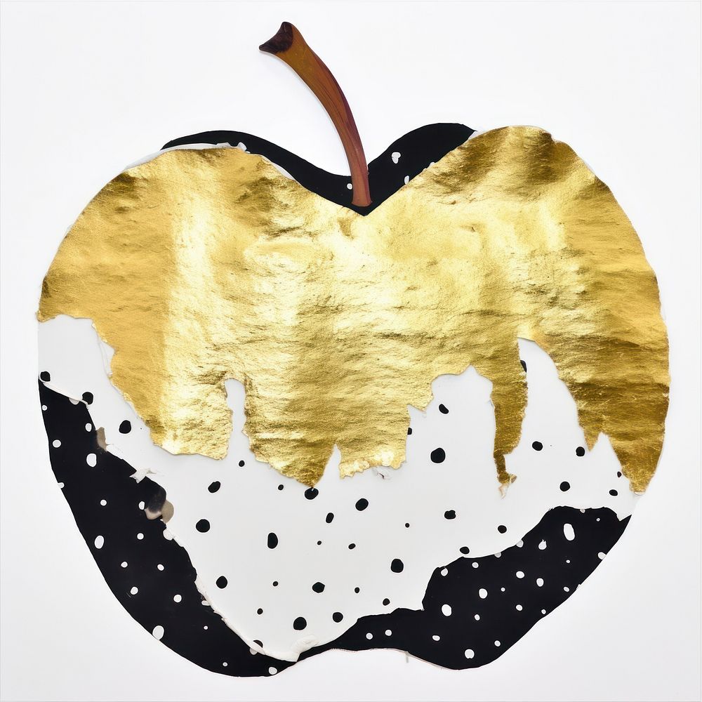 Apple ripped paper food white | Free Photo - rawpixel