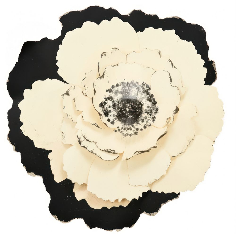 Flower ripped paper plant white | Premium Photo - rawpixel