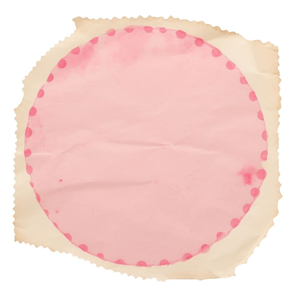Pink dot ripped paper white | Free Photo - rawpixel