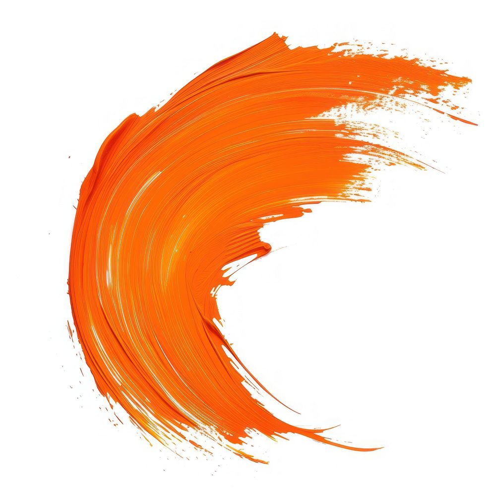 Orange brush stroke backgrounds paint | Premium Photo Illustration ...